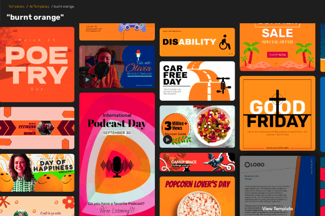 Generate burnt orange color palette in seconds Generate burnt orange color palette in seconds